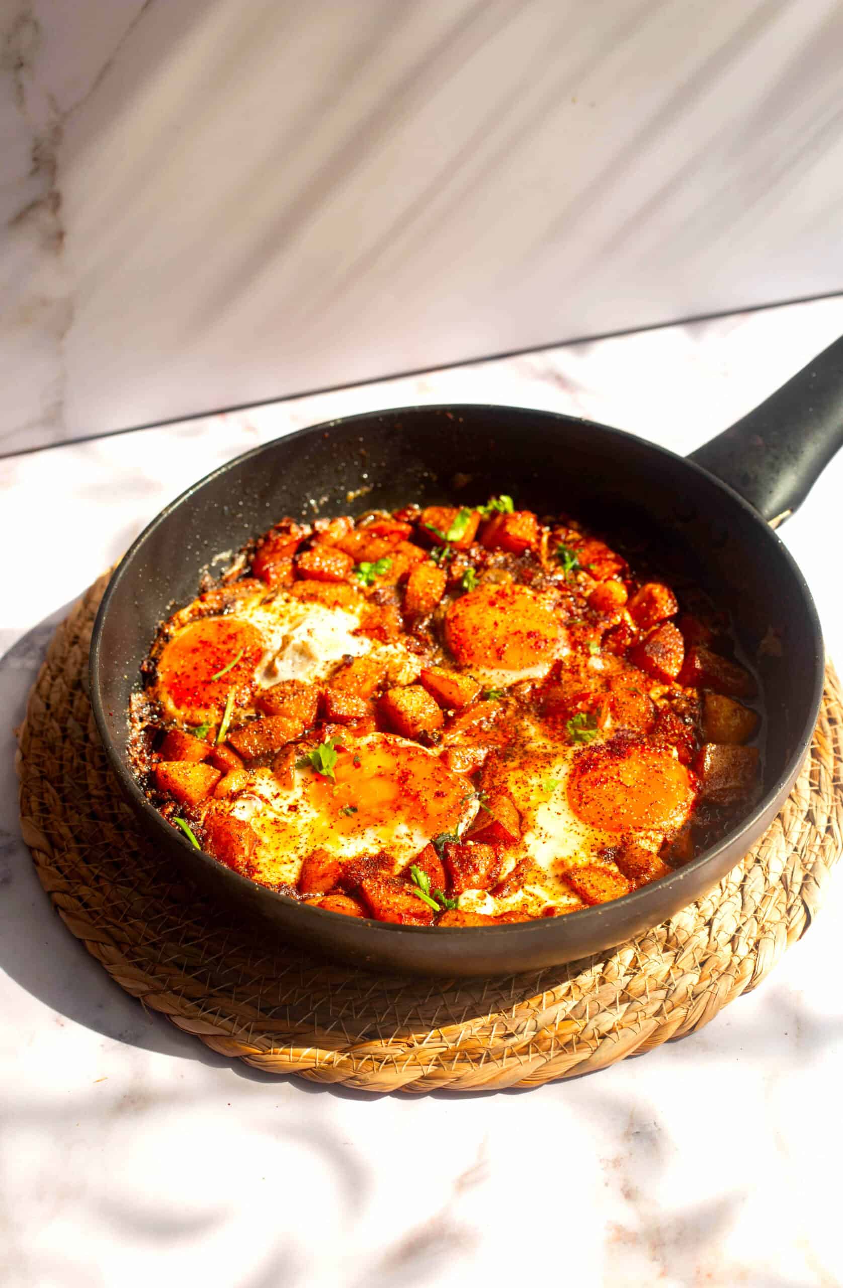 Palestinian Batata Wa Bayd - Mfarakeh - Tiffin And Tea