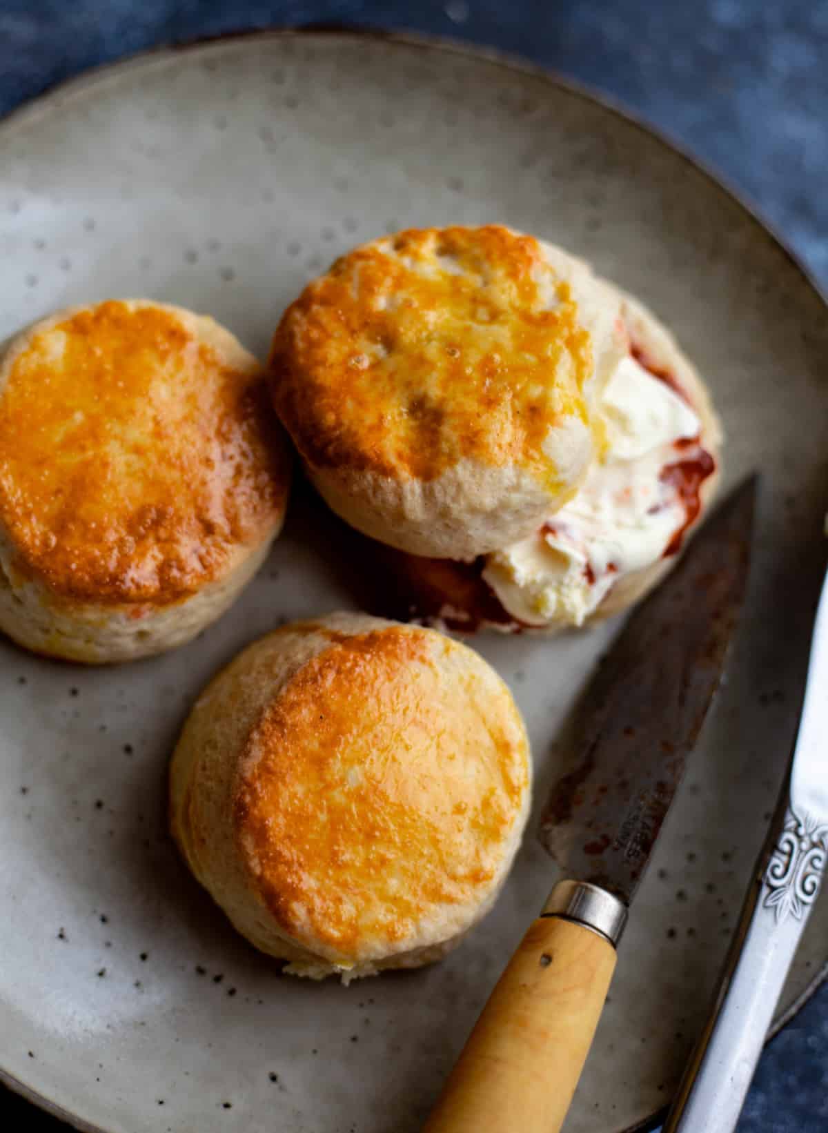 Scones with Buttermilk - Tiffin And Tea