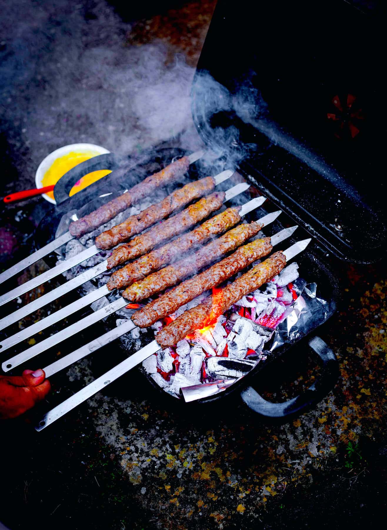 Kebab Koobideh - Persian Ground Lamb Kebabs - Tiffin And Tea