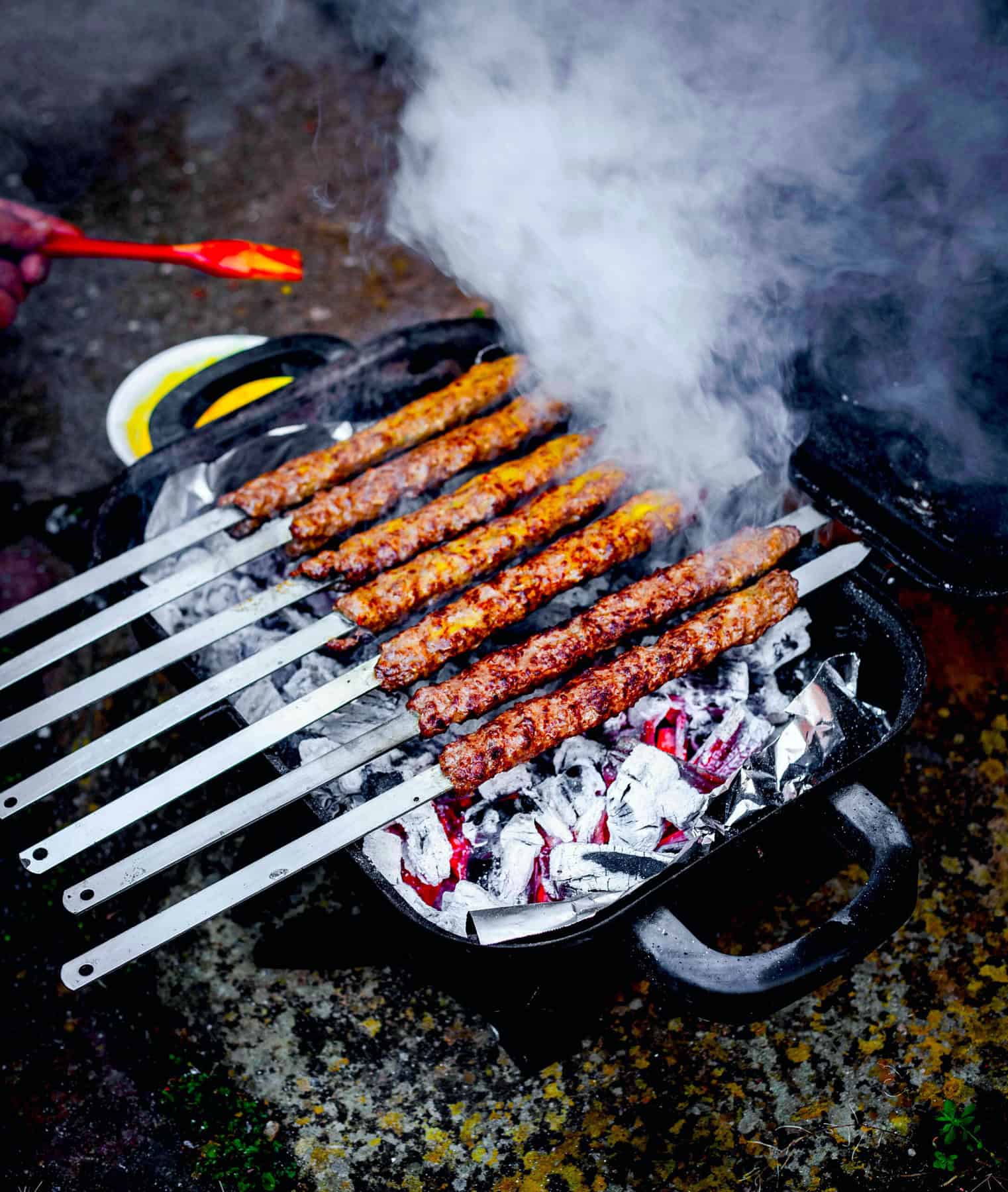 Kebab Koobideh - Persian Ground Lamb Kebabs - Tiffin And Tea
