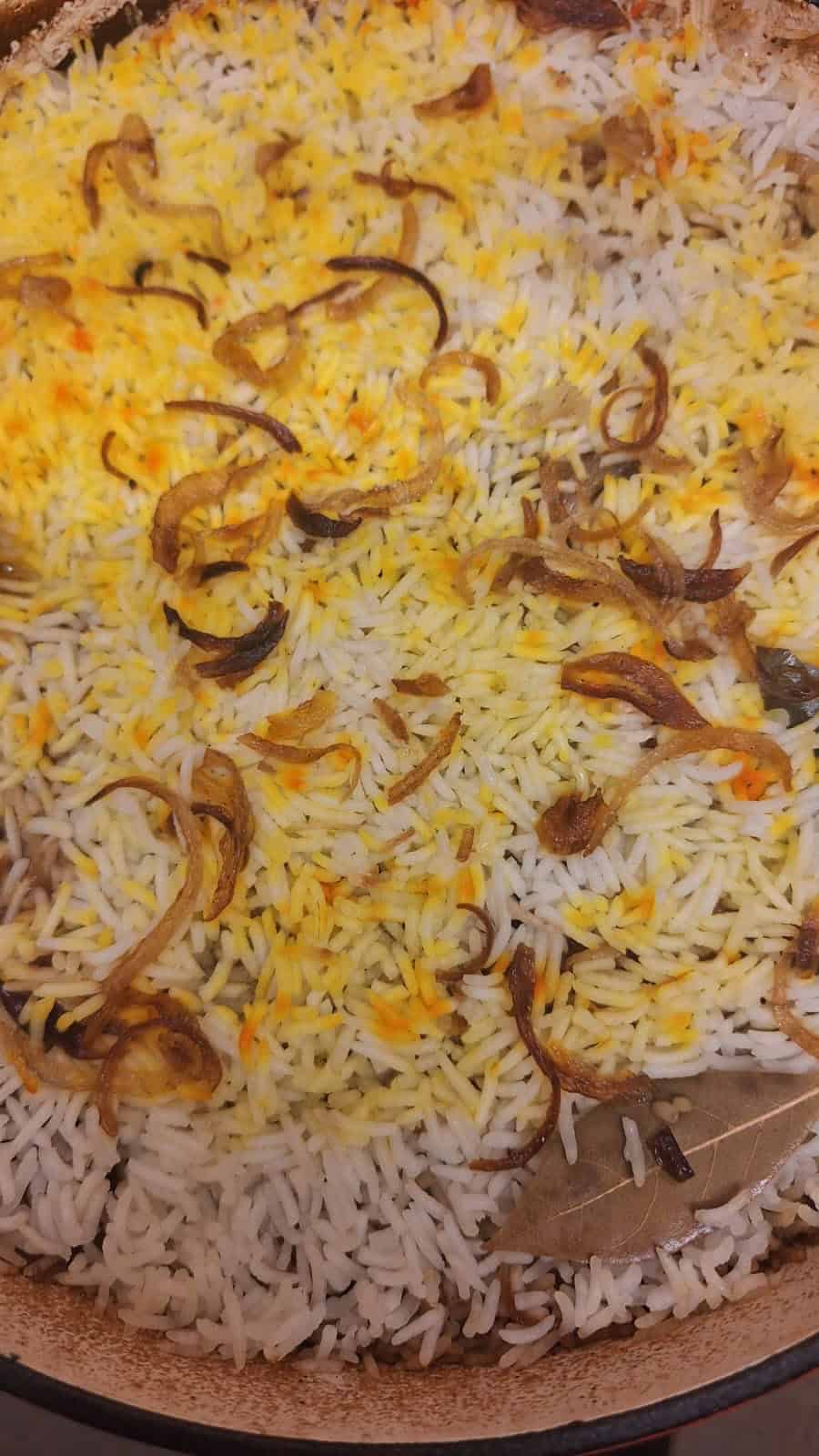 Lamb Zurbian - Yemeni Biryani with Lamb and Potatoes - Tiffin And Tea