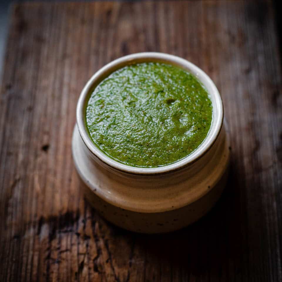 Zhug (Zhoug) Recipe – Authentic Yemeni Green Chili Sauce - Tiffin And Tea
